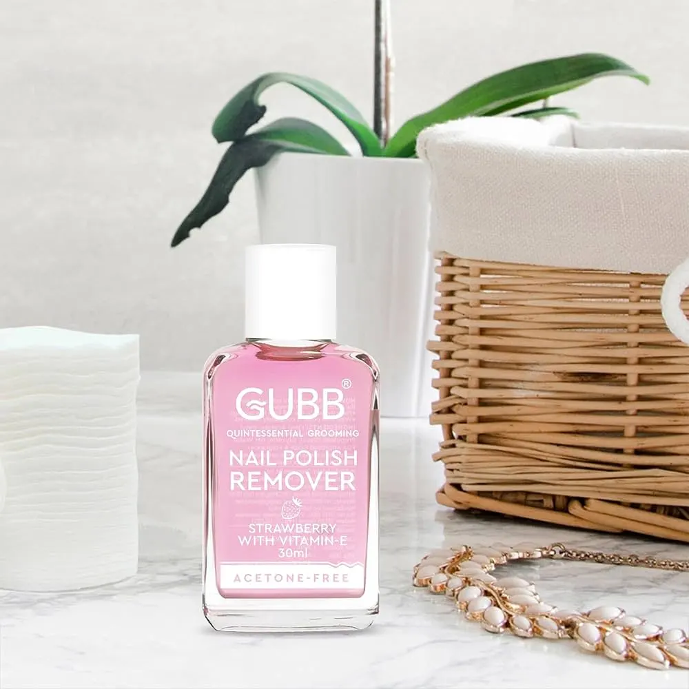 Gubb Quintessential Grooming Nail Polish Remover Strawberry With ...