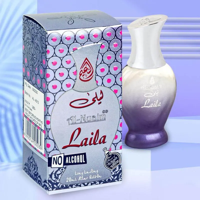Al-Nuaim Laila Long Lasting Attar Rollon 20 Ml - Souq Al Buhair