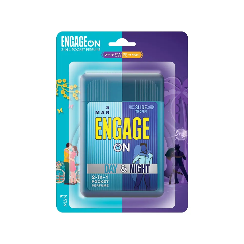 Itc Engage Man On Day & Night 2- In-1 Pocket Perfume 400 Spray 28Ml ...